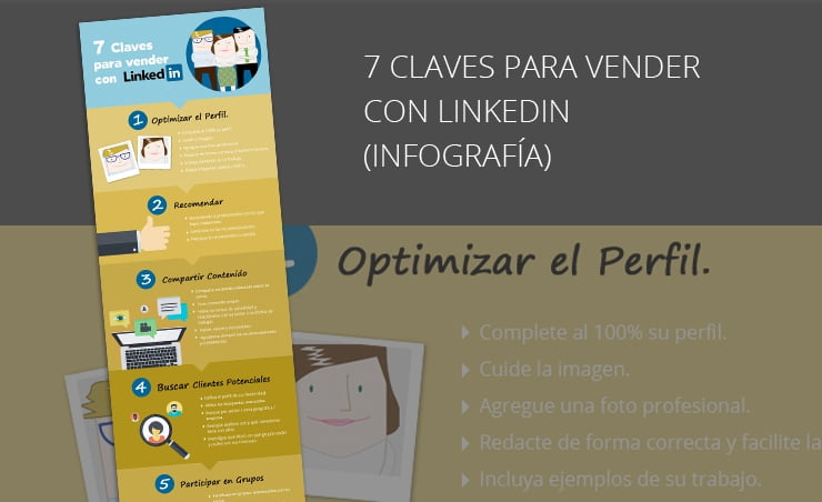 InfografÍa 7 Claves Para Vender Con Linkedin Comunicaweb